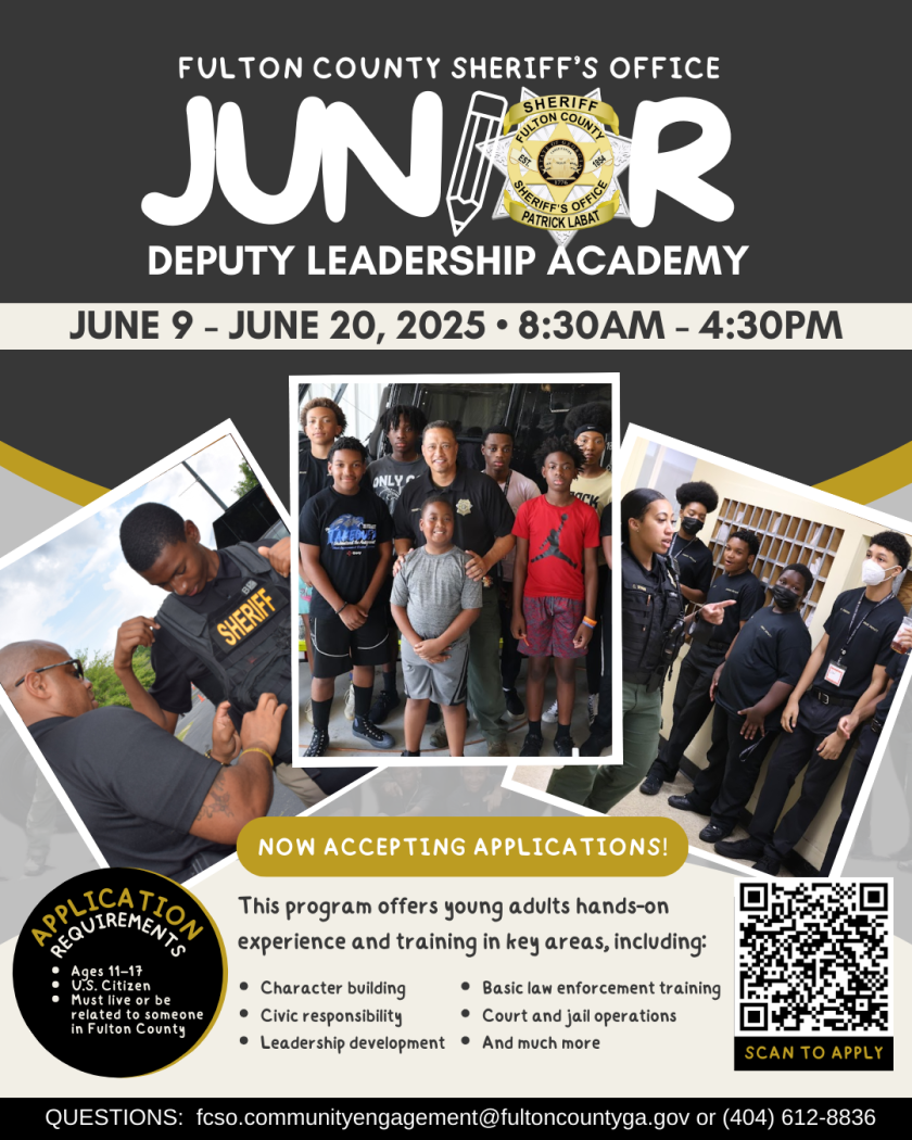 JUNIOR DEPUTY PROGRAM – Fulton County Sheriff’s Office